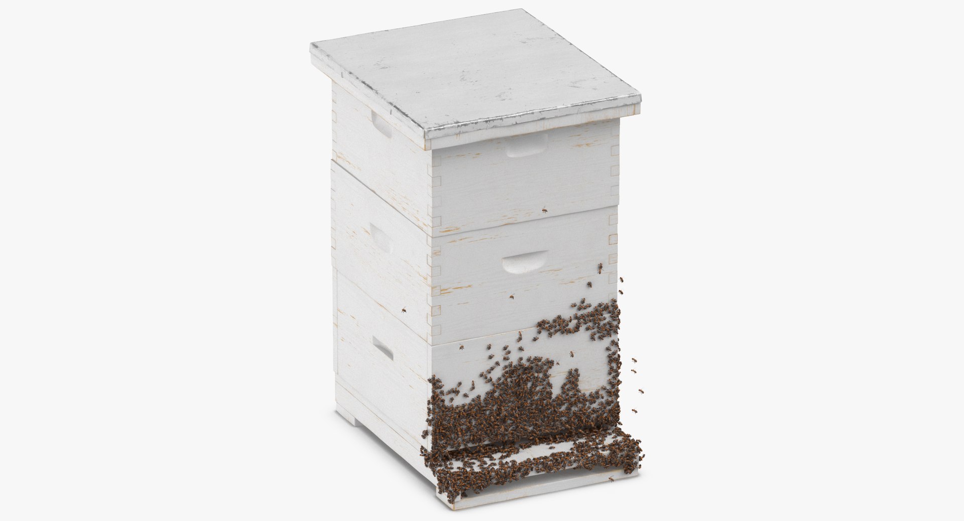 3D model bee hives - TurboSquid 1396927