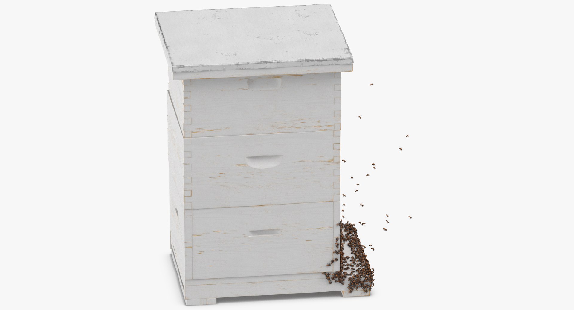 3D model bee hives - TurboSquid 1396927
