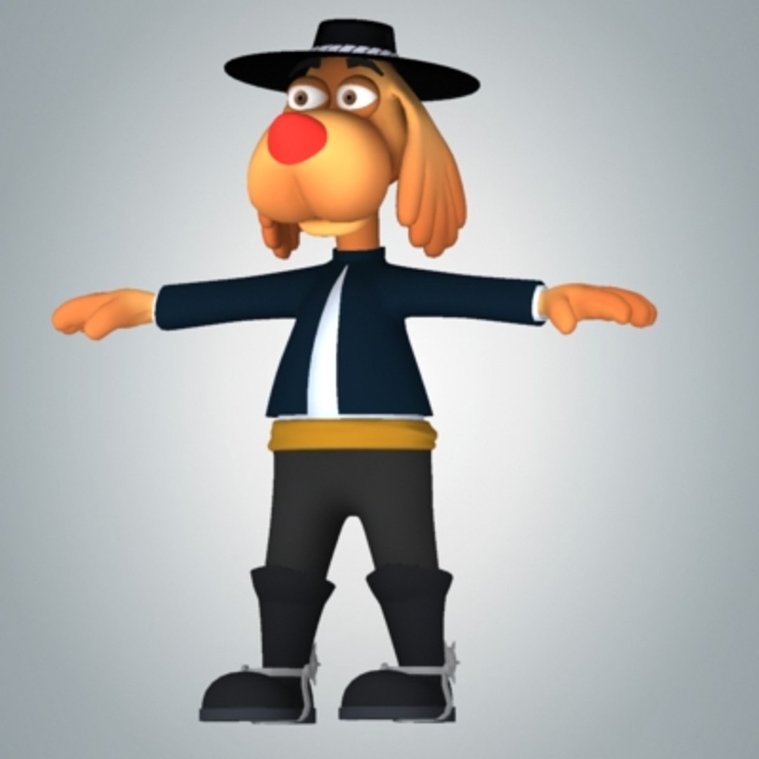 Dog Character Morph 3d Model