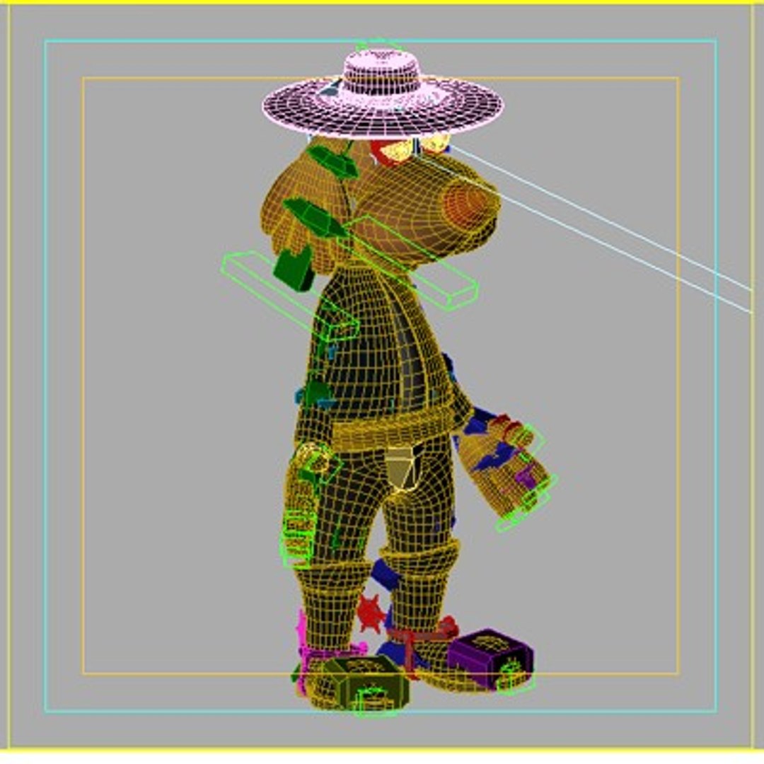 Dog Character Morph 3d Model