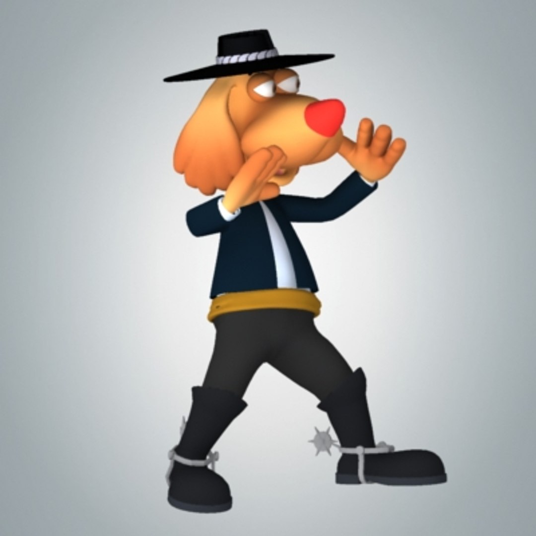 Dog Character Morph 3d Model