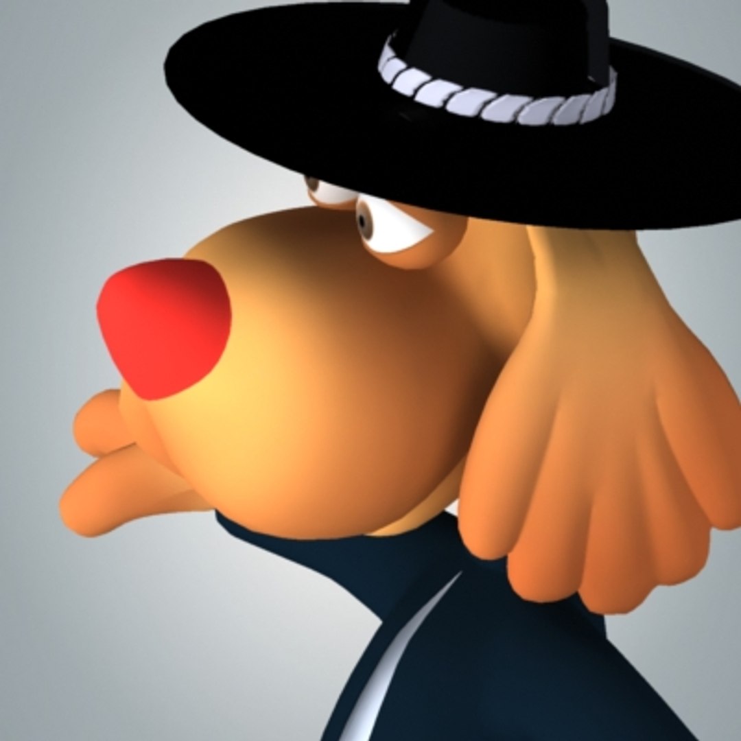 Dog Character Morph 3d Model