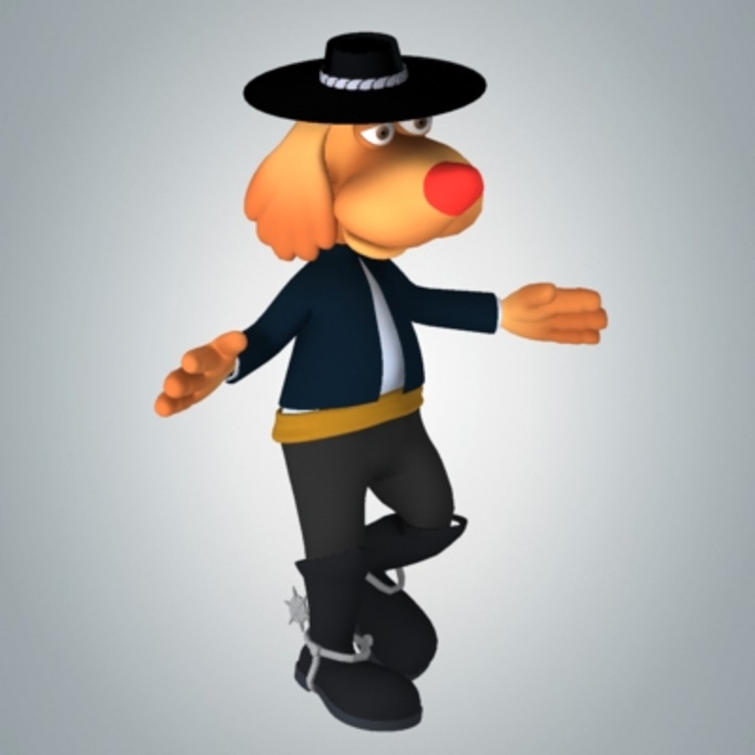 Dog Character Morph 3d Model