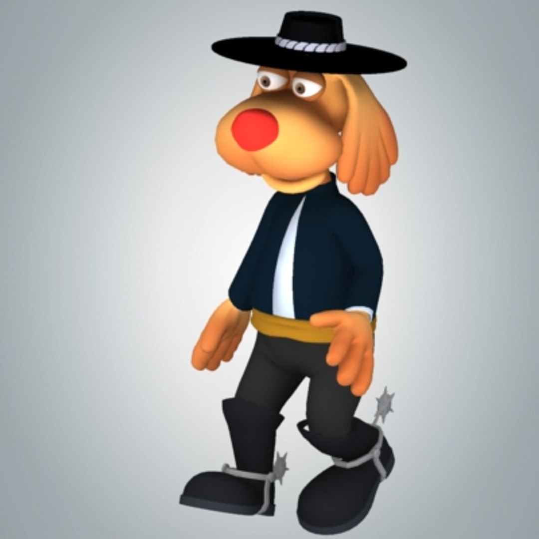 Dog Character Morph 3d Model