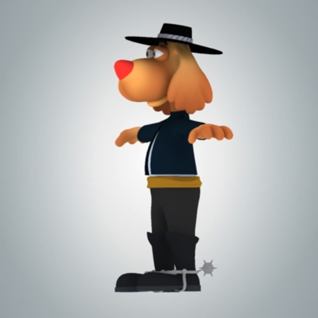 Dog Character Morph 3d Model