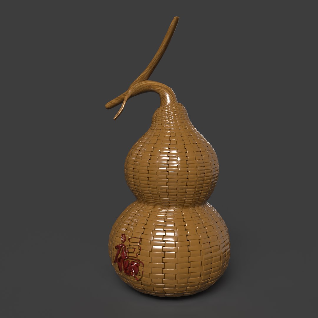 3D Chinese Weaver Gourd - TurboSquid 2313943