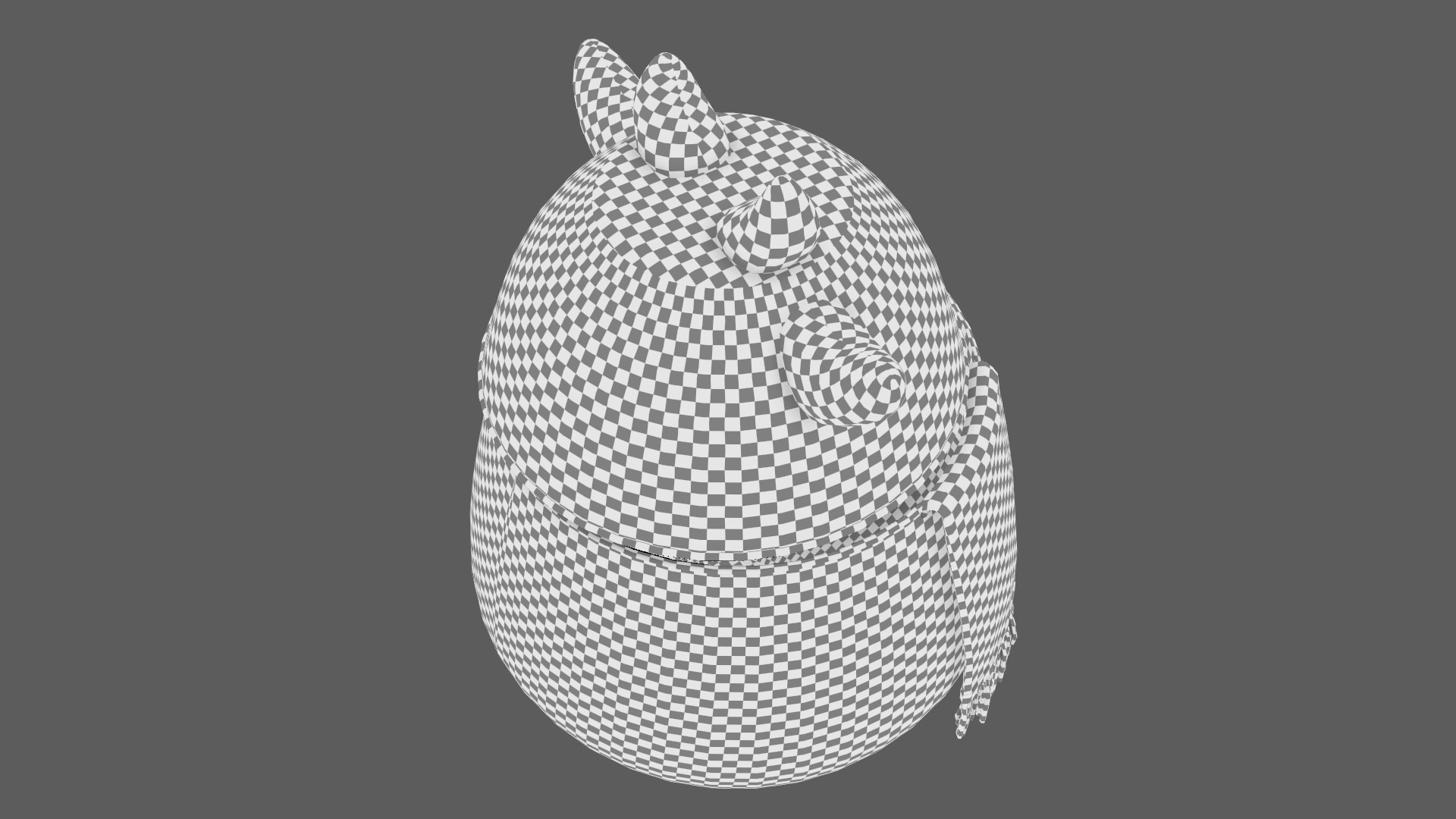 Cute Hamper Playing Room Equipment Cow Hamper Version 3D - TurboSquid ...