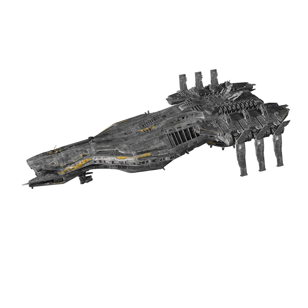 spaceship cruiser 3d model