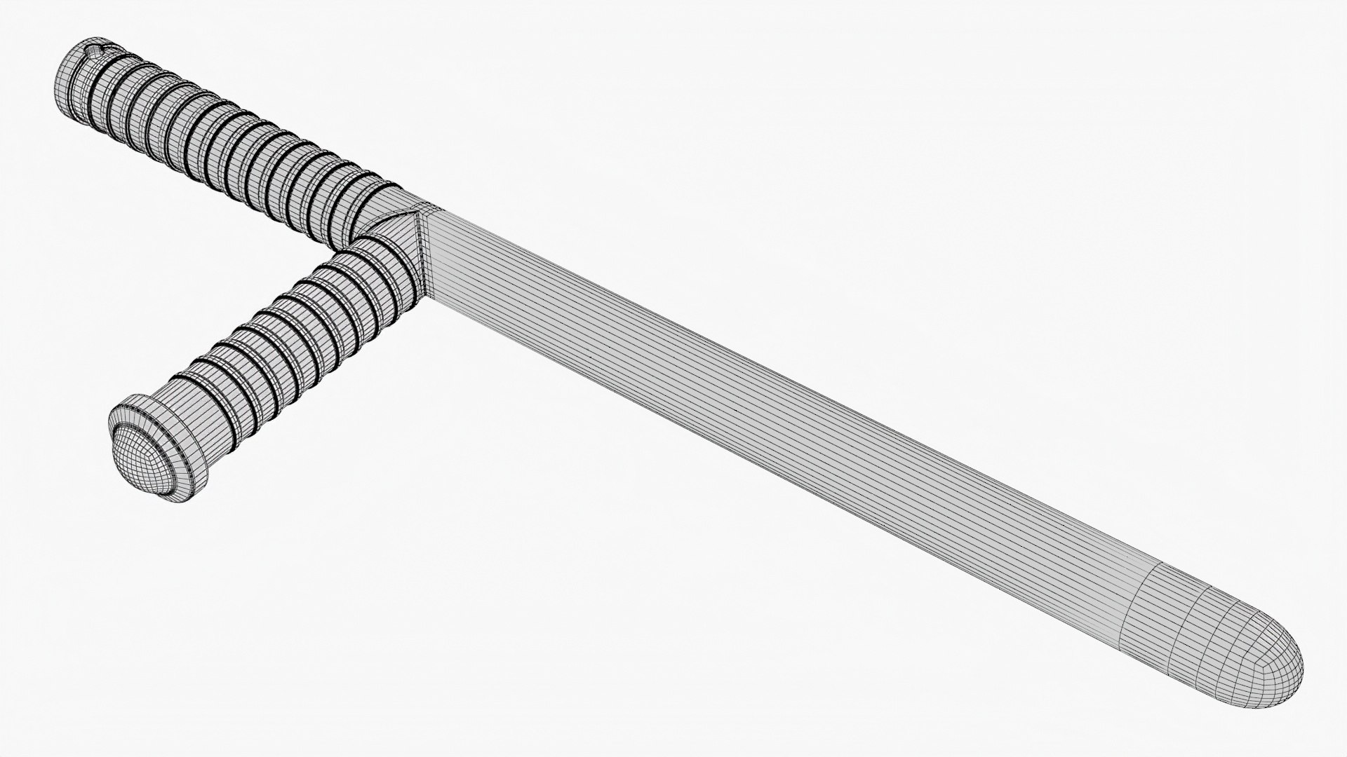 Tonfa 01 3D - TurboSquid 2218040