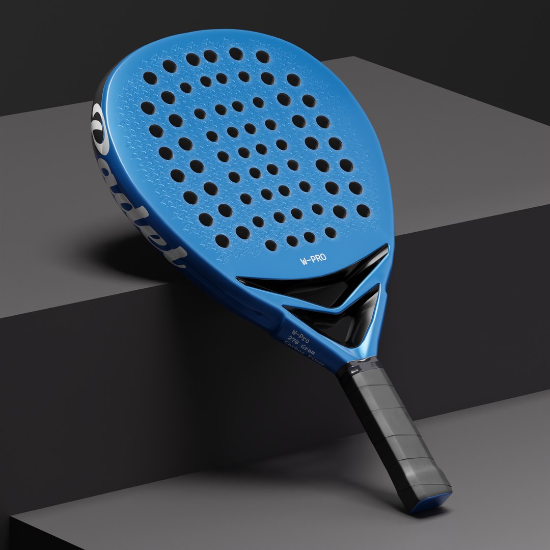 Padel Racket 3d Model 4K PBR Textures Realistic Tennis Sports Equipment ...