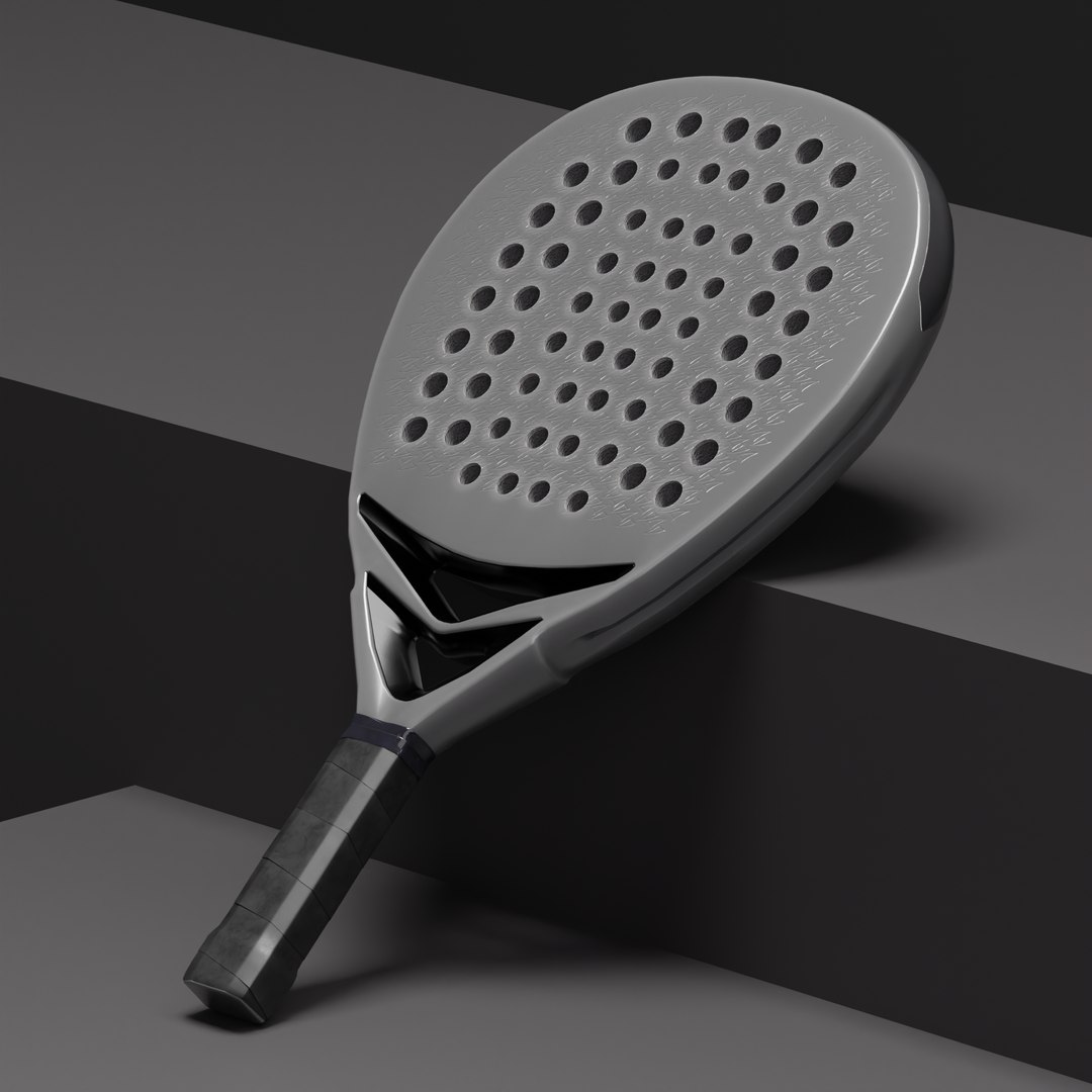 Padel Racket 3d Model 4K PBR Textures Realistic Tennis Sports Equipment ...