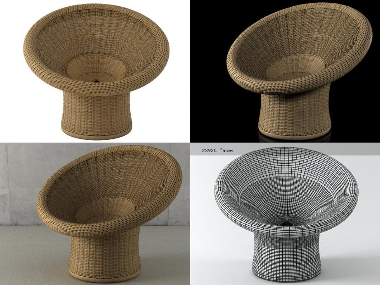 Armchair E10 Model - TurboSquid 1184723