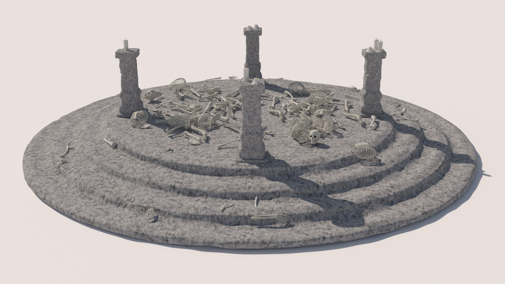 Old Ancient Rock Altar 3 3D Model - TurboSquid 2062859