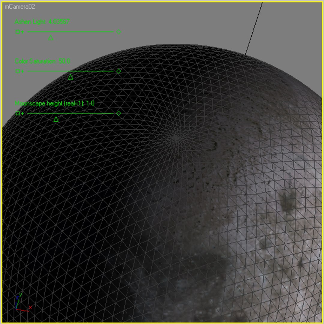 Moon Details 3d Max