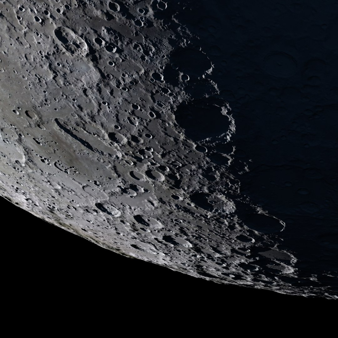 Moon Details 3d Max