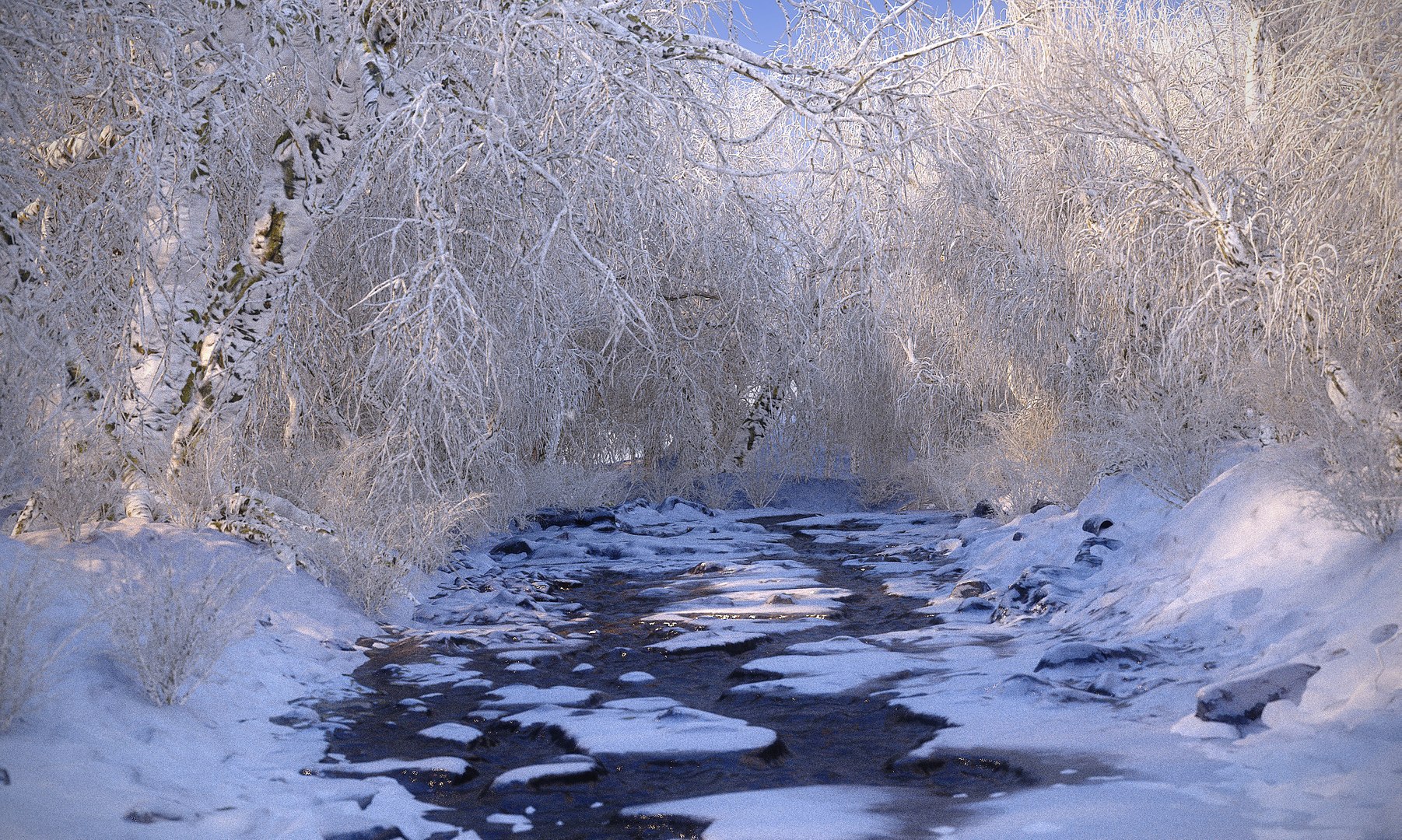 Mysterious Winter River 3D Model - TurboSquid 1351833