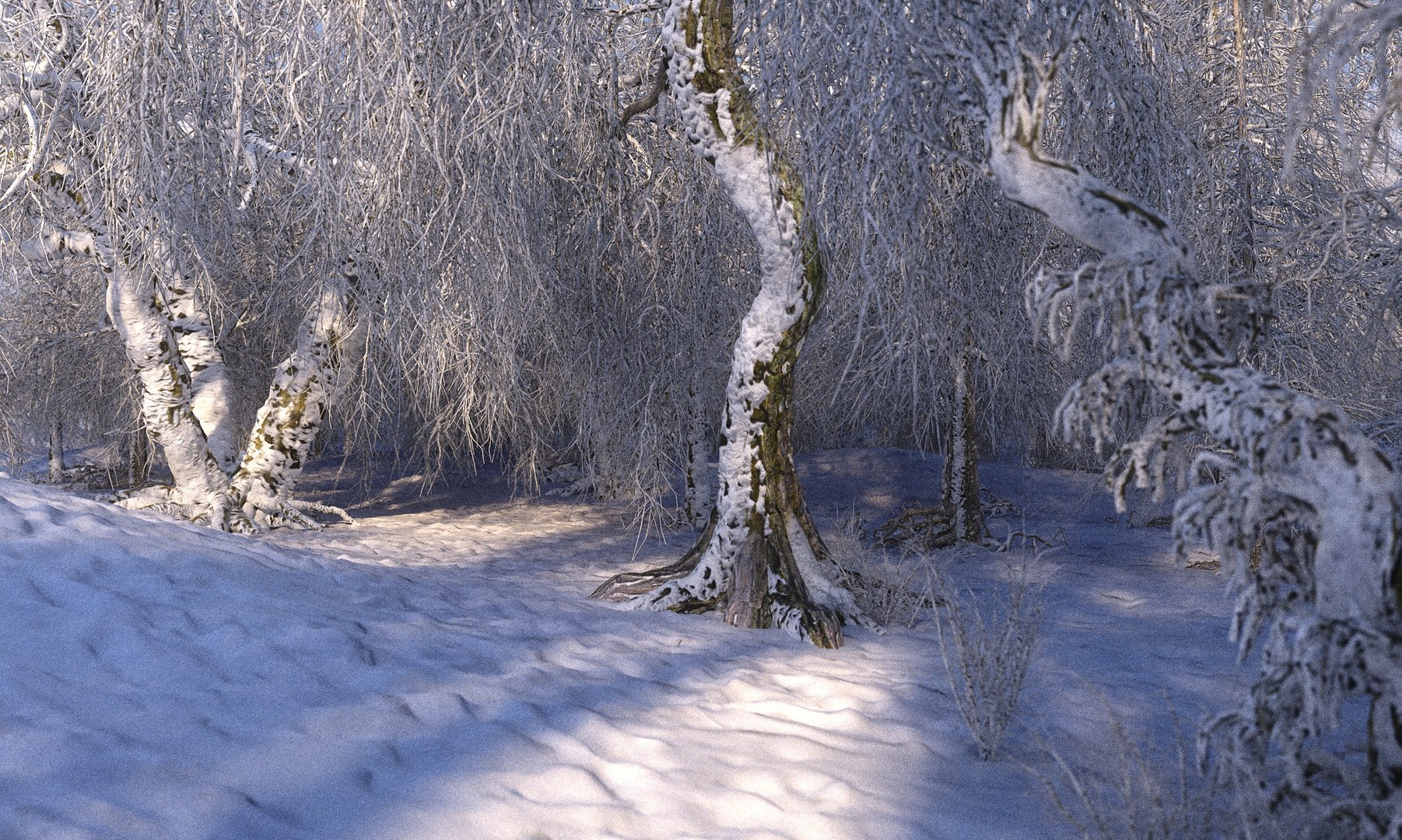Mysterious Winter River 3D Model - TurboSquid 1351833