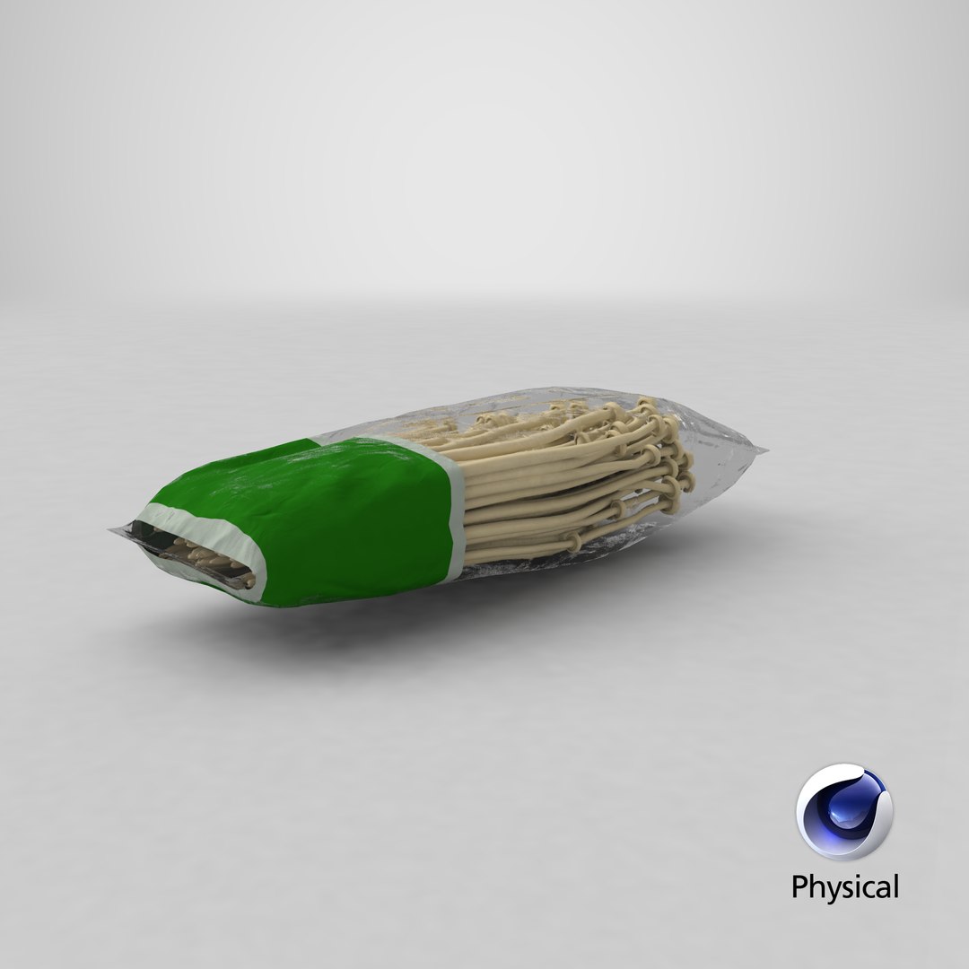 3D Enoki 01 with Wrap - TurboSquid 1995323