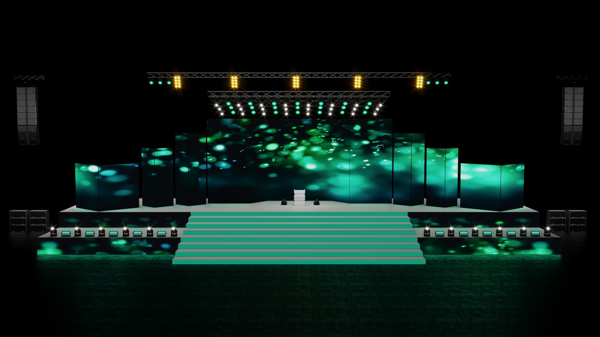 3D Concert Stage Design 5 - TurboSquid 2160058