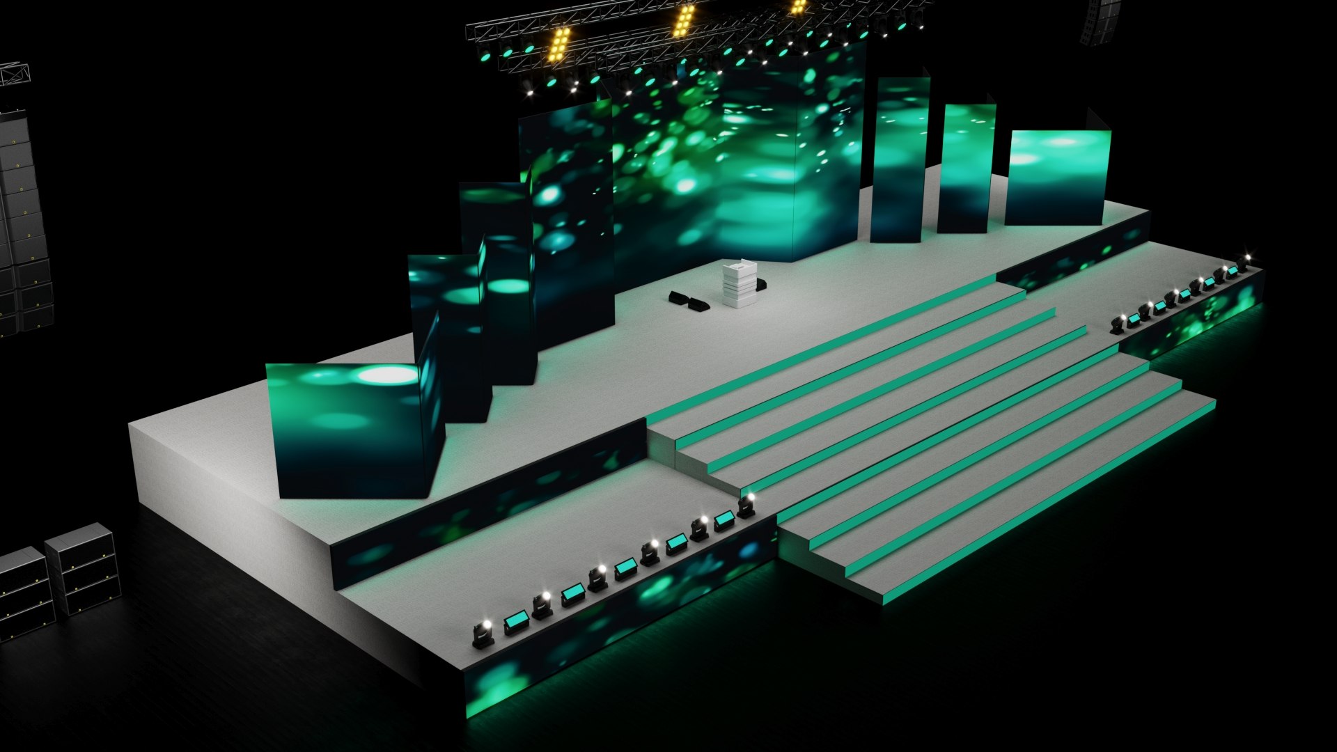 3D Concert Stage Design 5 - TurboSquid 2160058