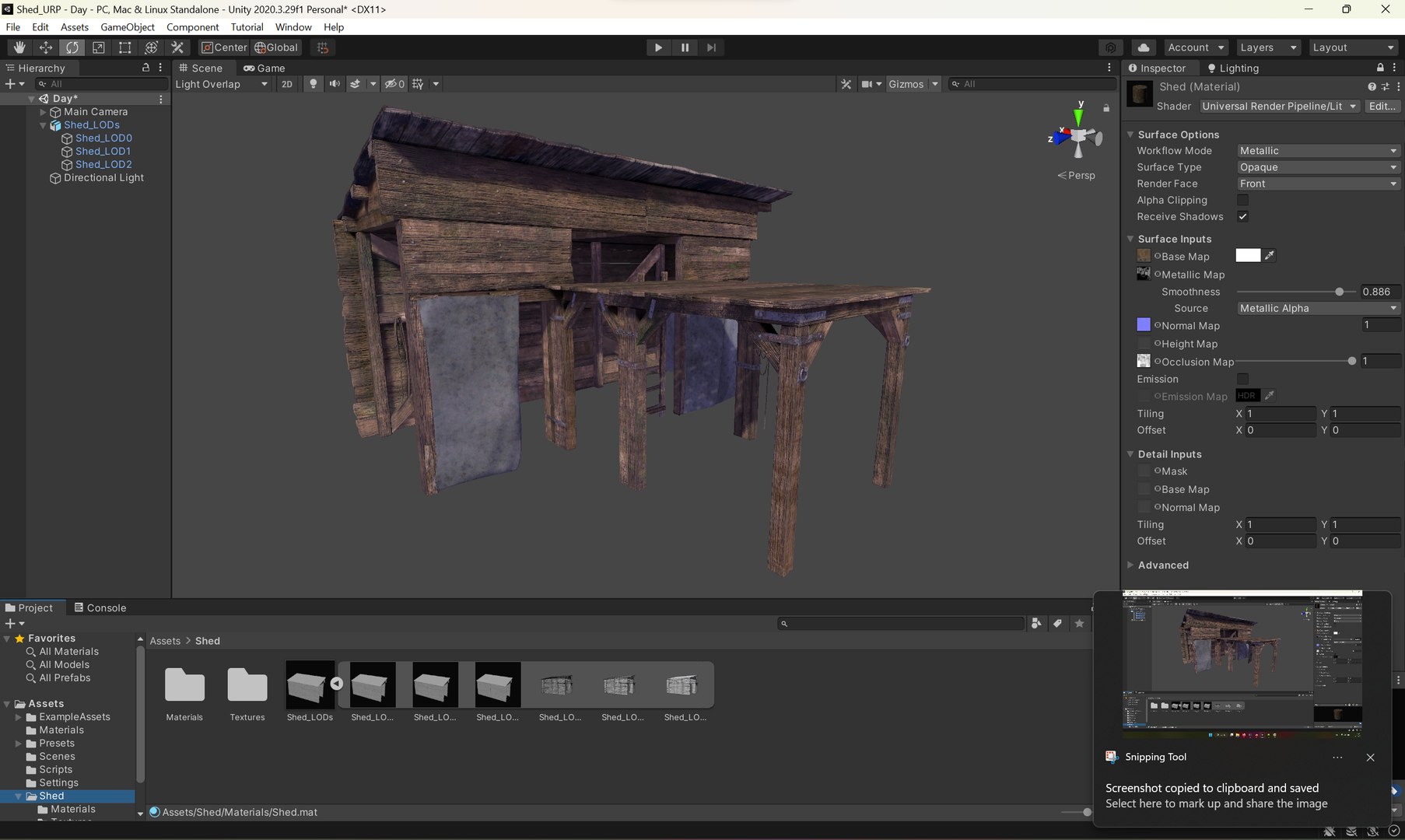 Shed Model - TurboSquid 2022811