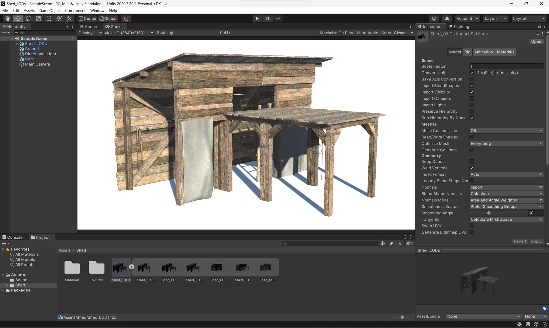 Shed Model - TurboSquid 2022811