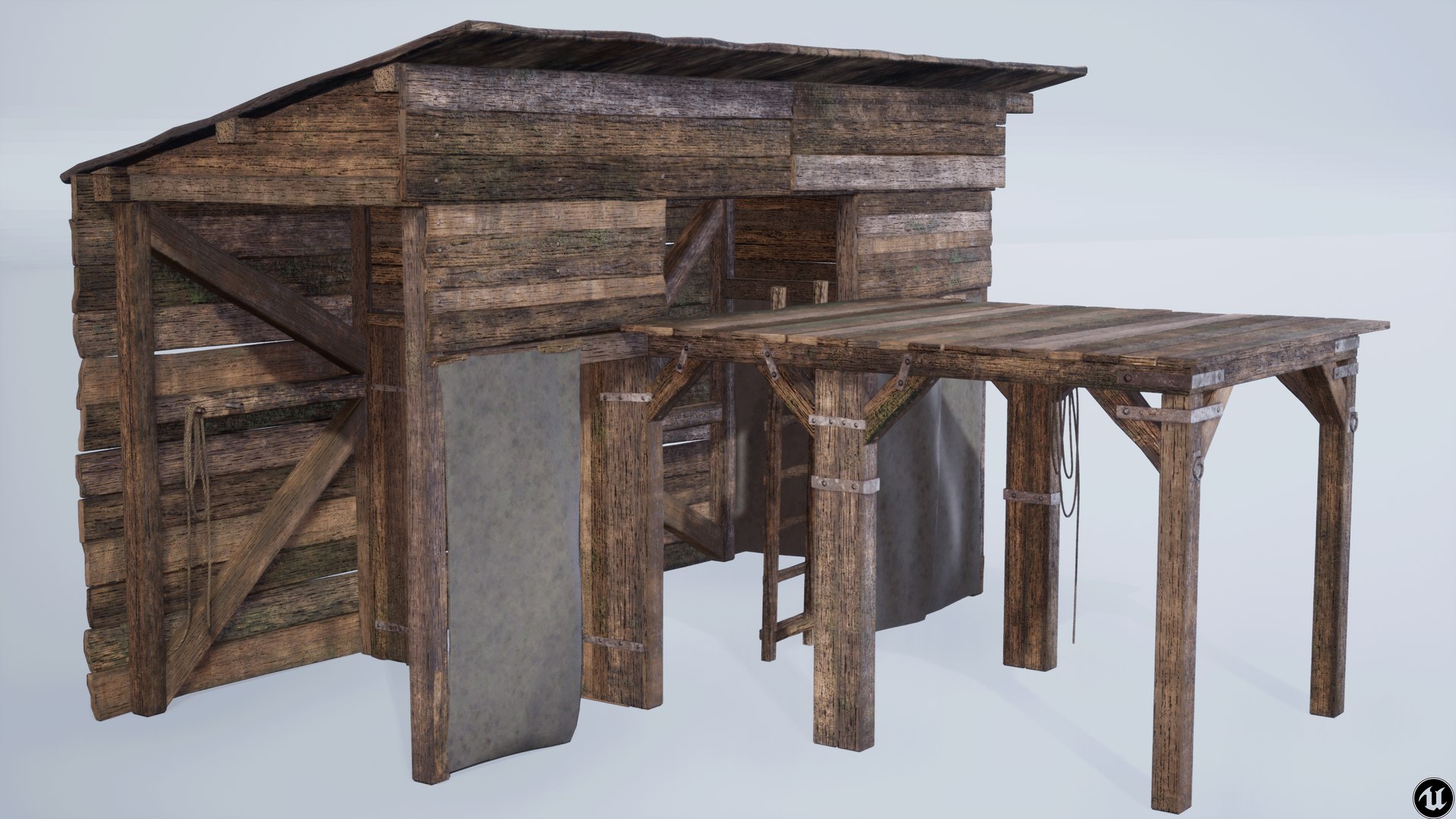 Shed Model - TurboSquid 2022811