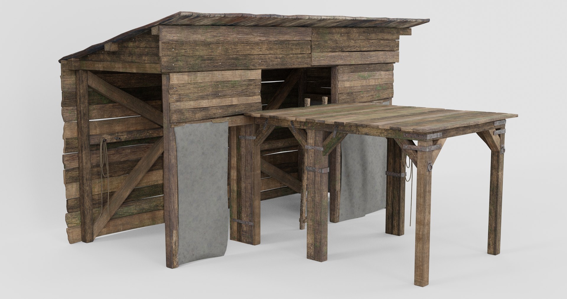 Shed Model - TurboSquid 2022811