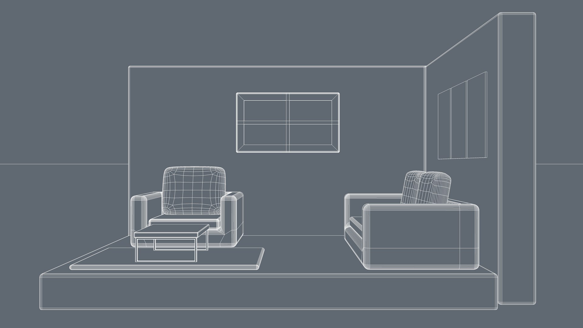 Cartoon Room Interior 3D Model - TurboSquid 2247126