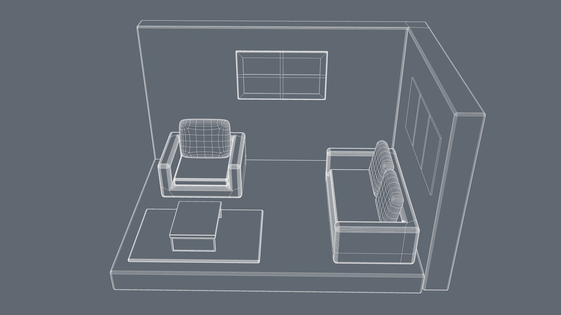 Cartoon Room Interior 3D Model - TurboSquid 2247126