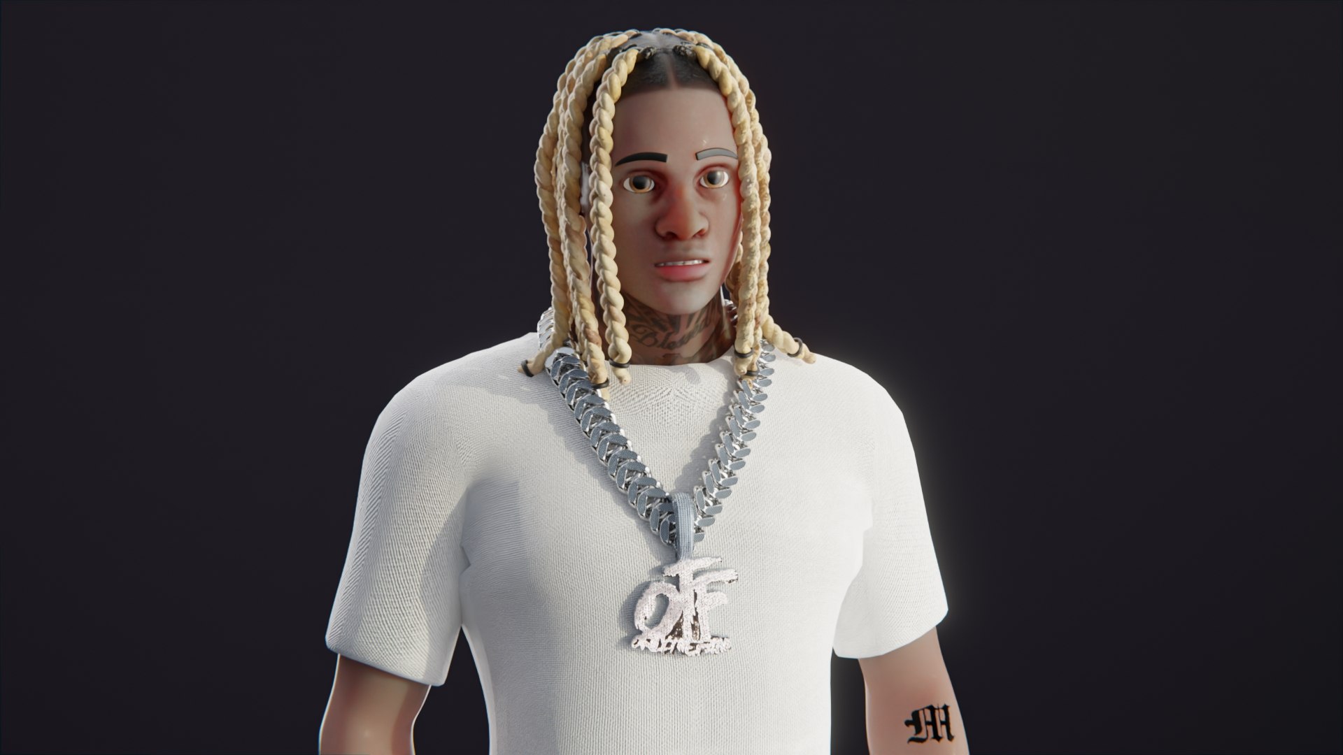 3D Model Lil Durk - TurboSquid 1902334