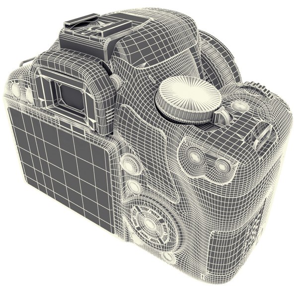photo cameras v1 3d model