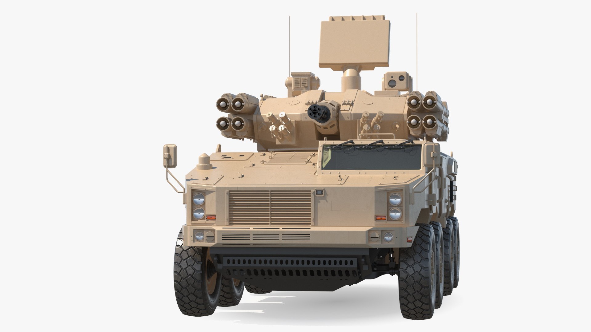 Type 625E Weapon Control System Sand Colored Rigged 3D Model ...