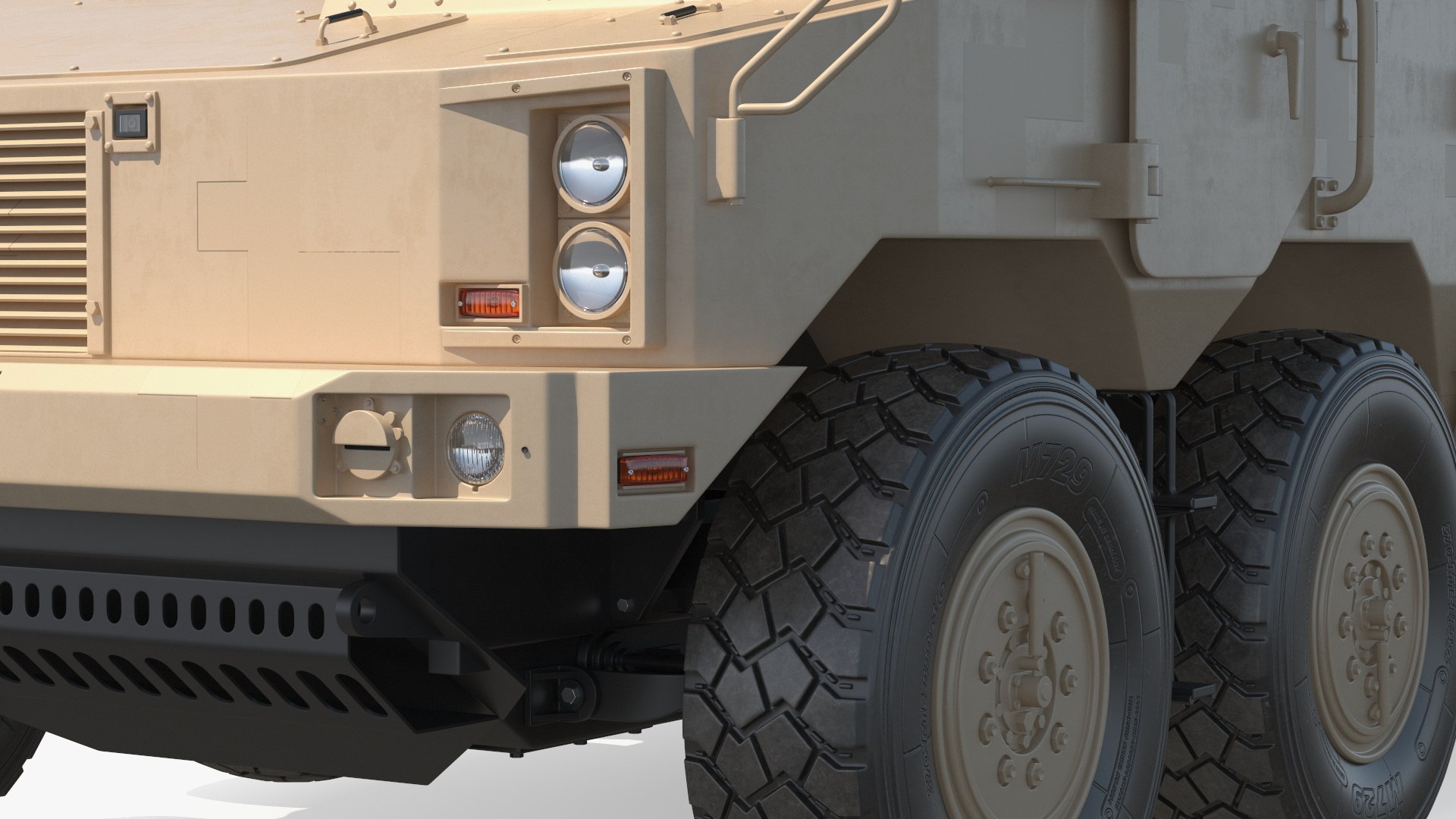 Type 625E Weapon Control System Sand Colored Rigged 3D Model ...