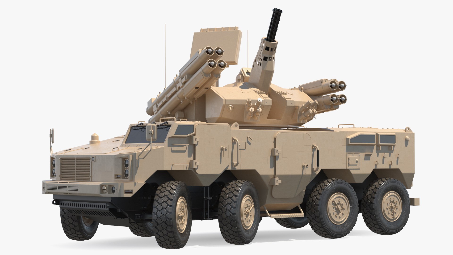Type 625E Weapon Control System Sand Colored Rigged 3D Model ...