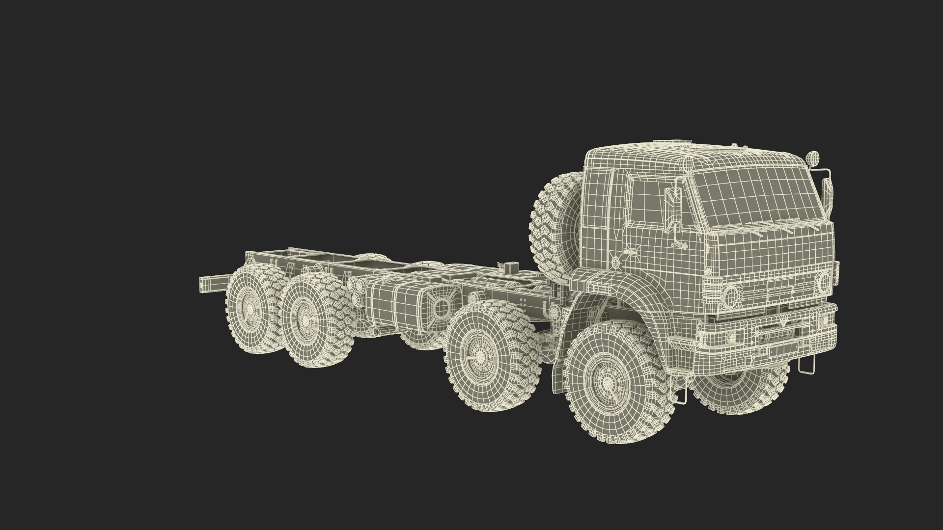 Kamaz 6560 Truck Blue Rigged For Cinema 4D Model - TurboSquid 2409875