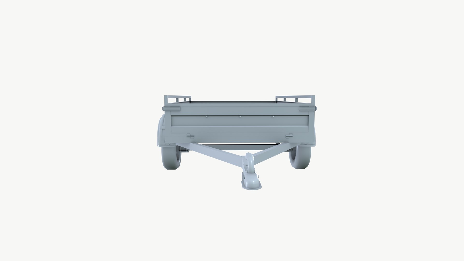 Car Trailer 3D Model - TurboSquid 2390058