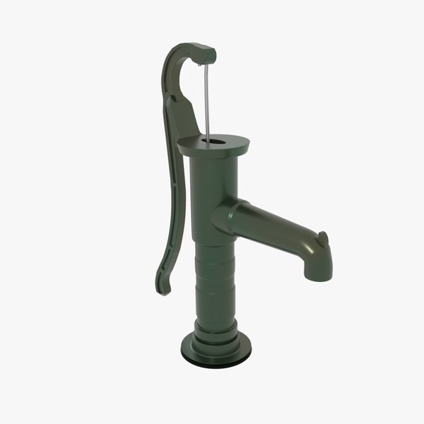 railroad water pump 3d model