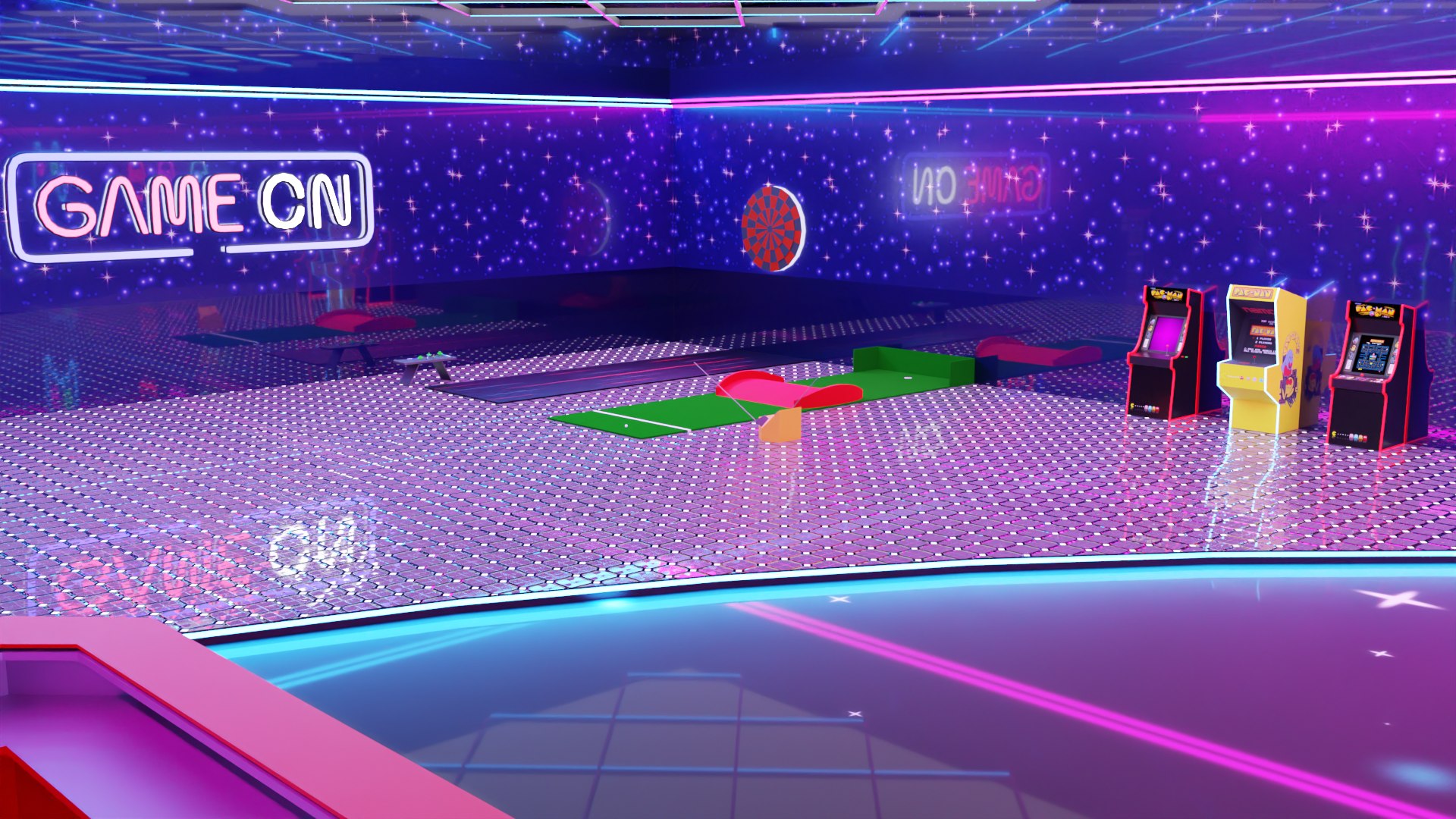 3D Smash Arcade Asset Pack Interior Model - TurboSquid 2426594