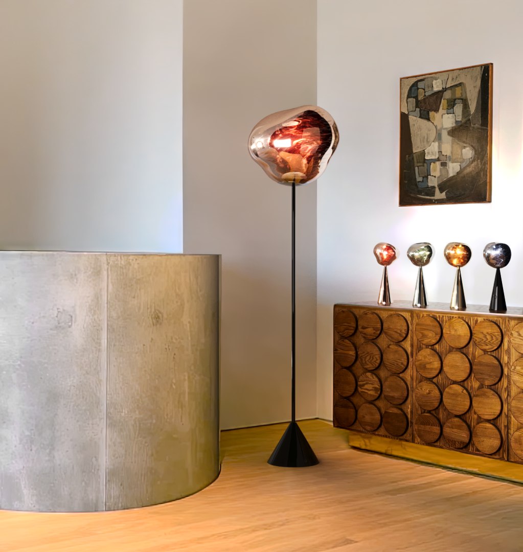 3D Set Of 4 TOM DIXON MELT - Portable - Cone Fat Table - Cone Floor ...