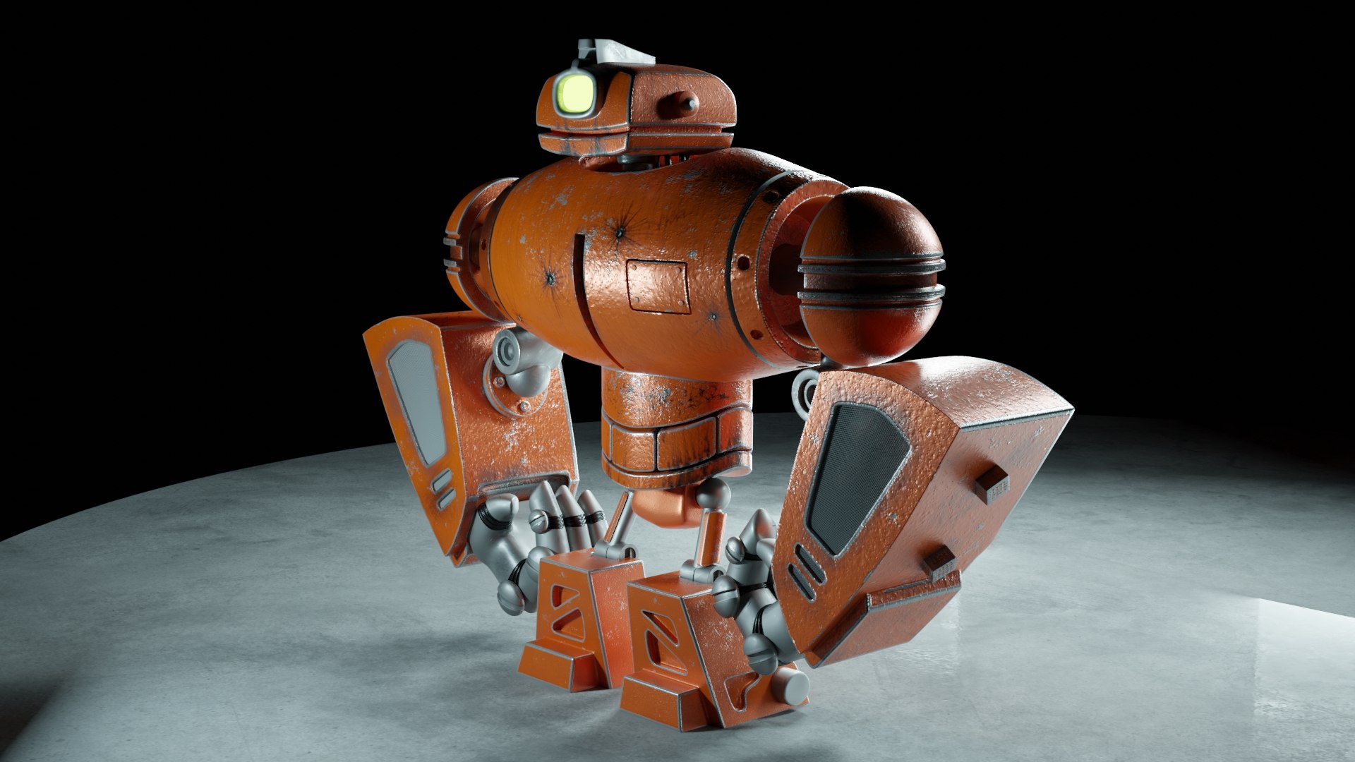 Robot Cyclop 3D Model - TurboSquid 1588487