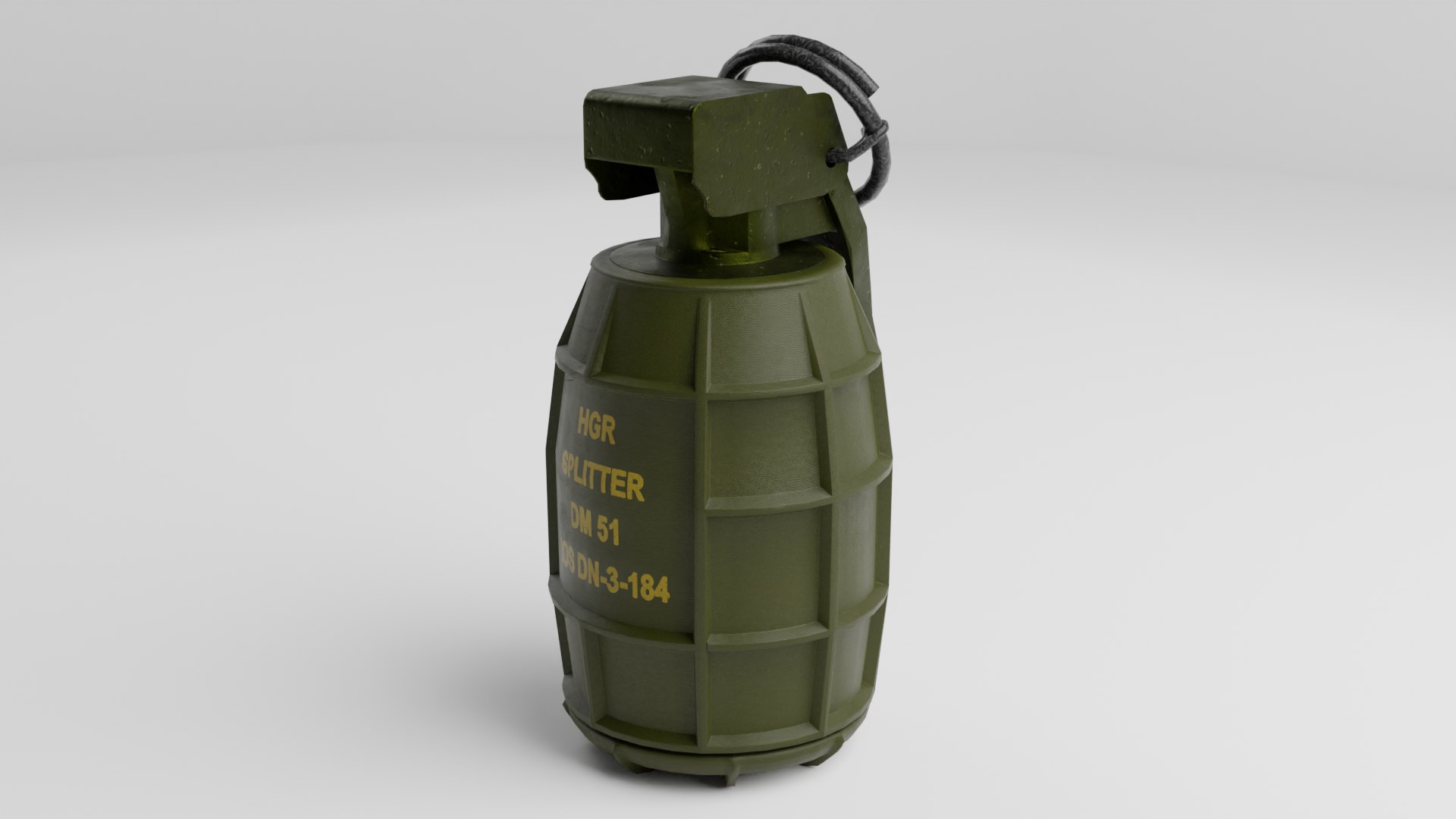 3D Grenade DM51 Model - TurboSquid 2414425