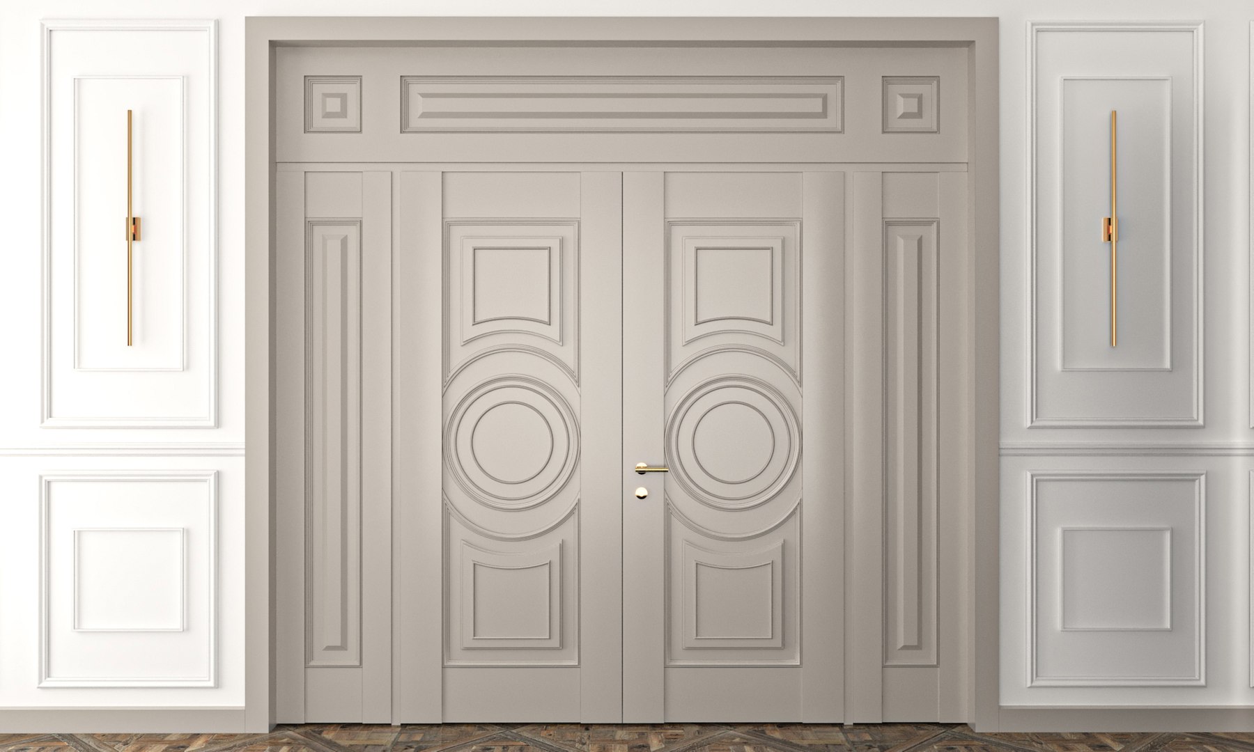 Classic Door Model - TurboSquid 1932081