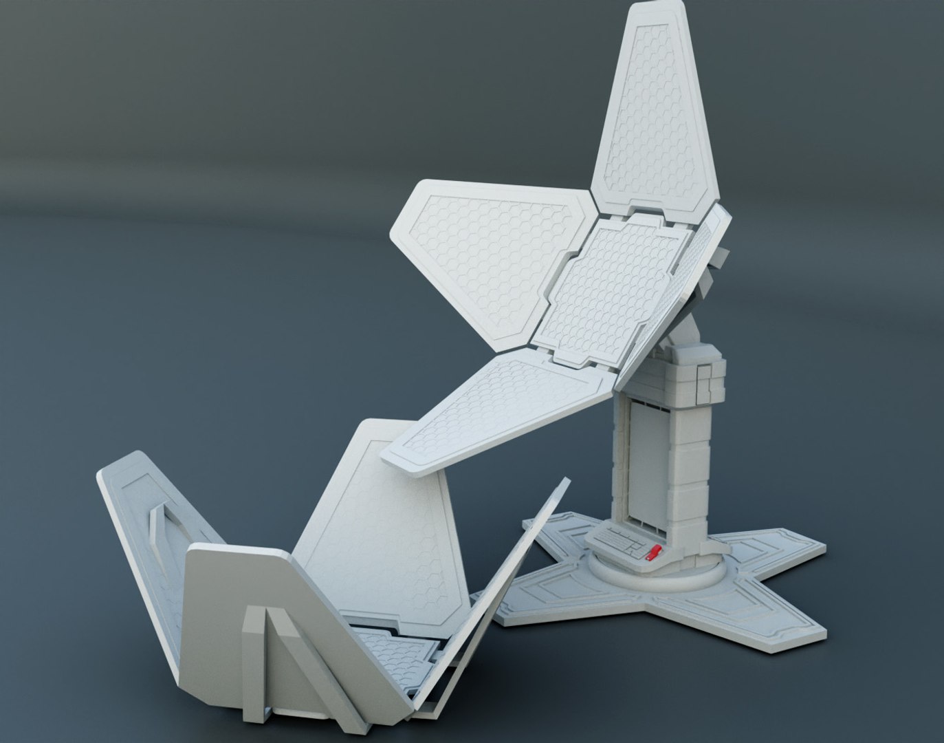15 Sci-Fi Modular Solar Panels Kit Model - TurboSquid 2009359