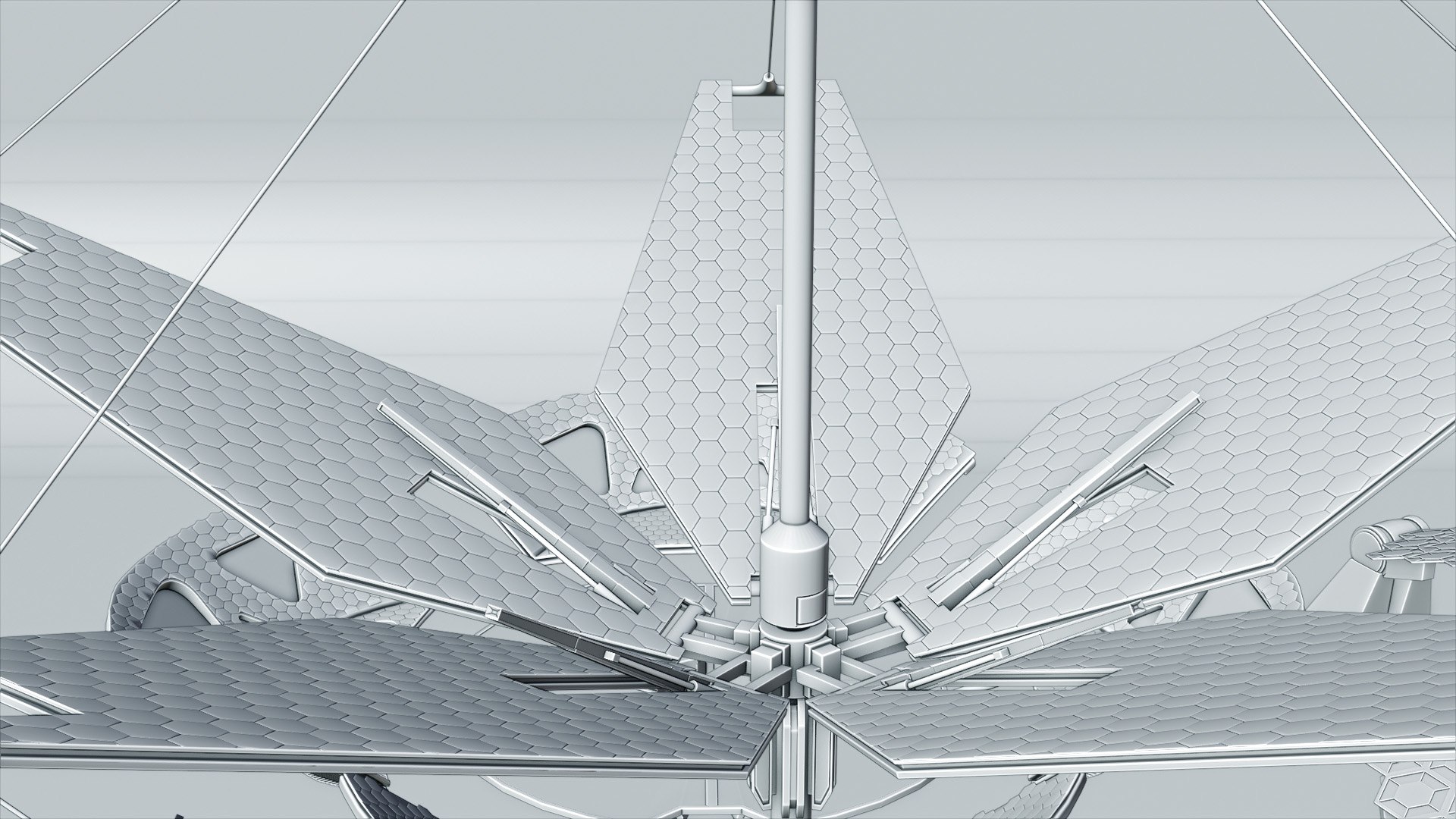 15 Sci-Fi Modular Solar Panels Kit Model - TurboSquid 2009359
