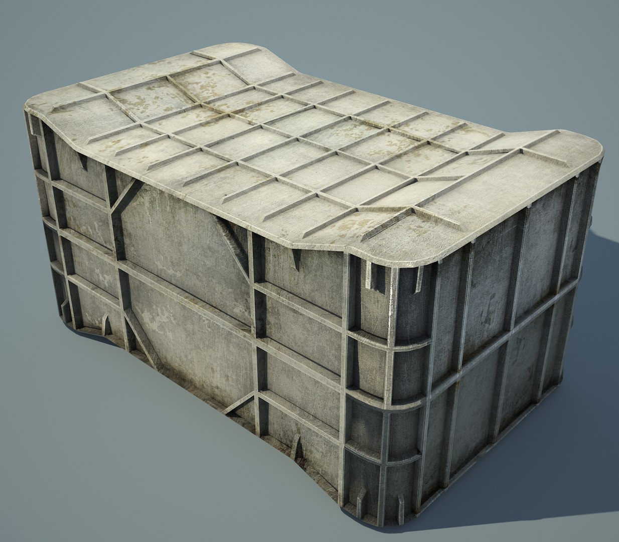 3d ready star wars crates model