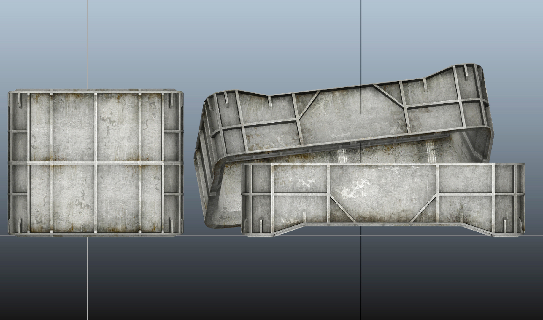 3d ready star wars crates model