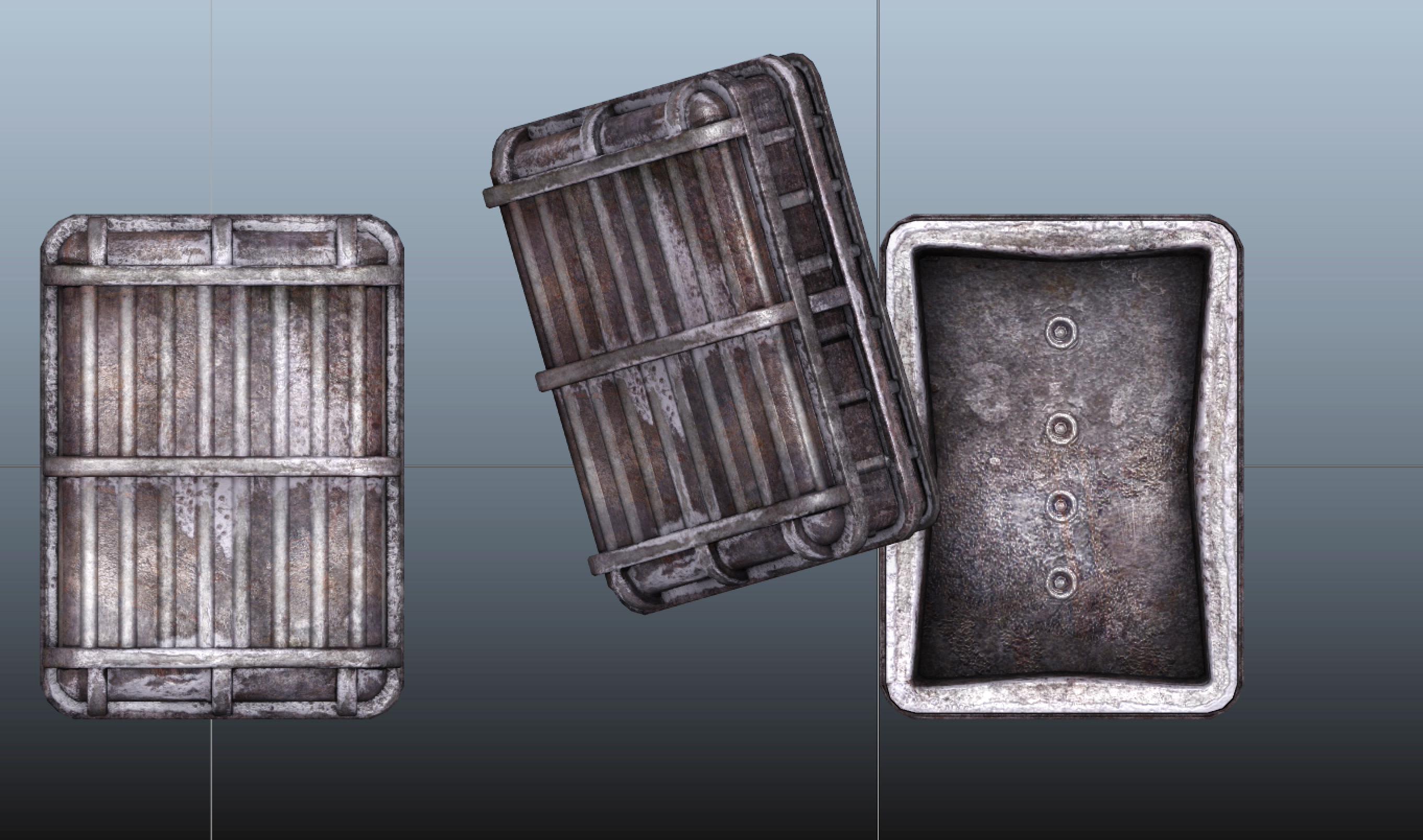 3d ready star wars crates model