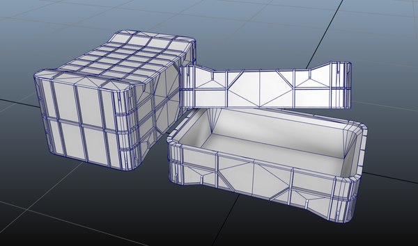 3d ready star wars crates model