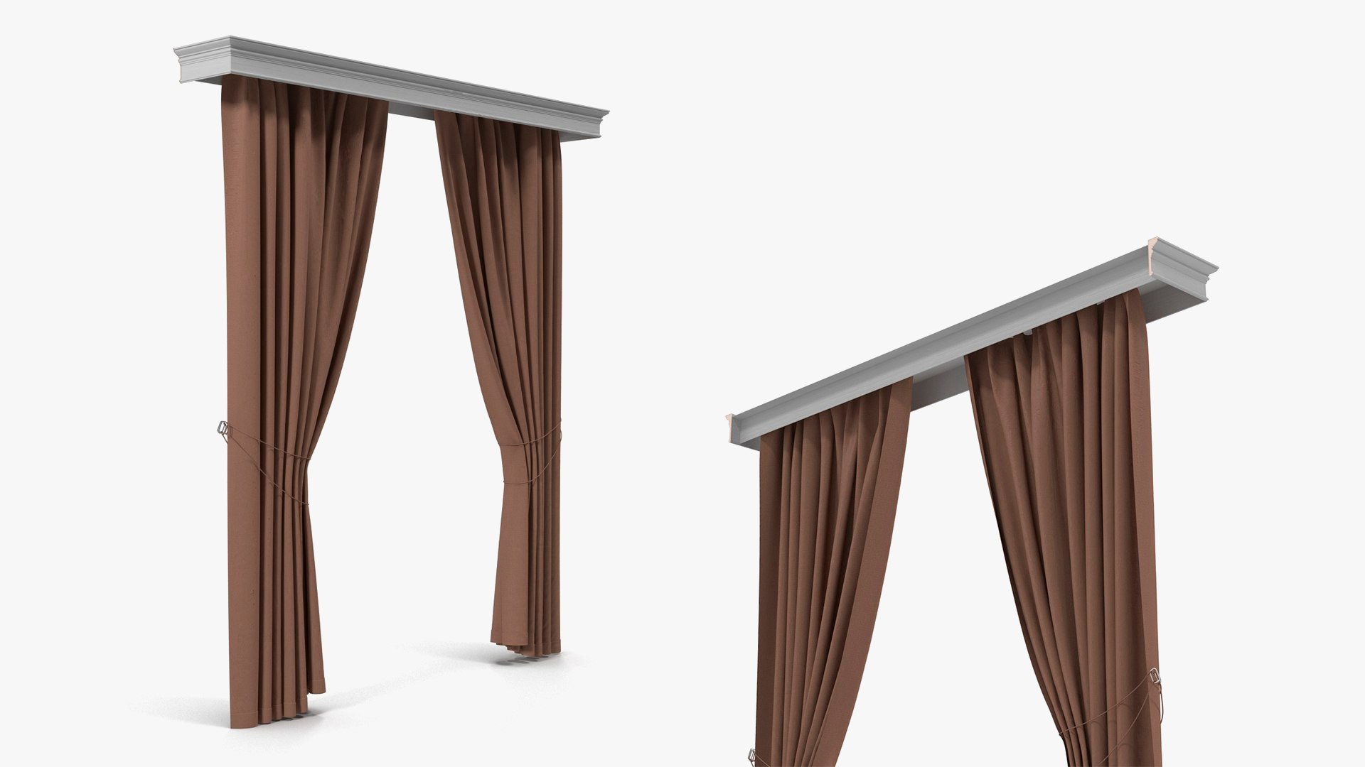3D Model Curtain Collection 2 - TurboSquid 2200281
